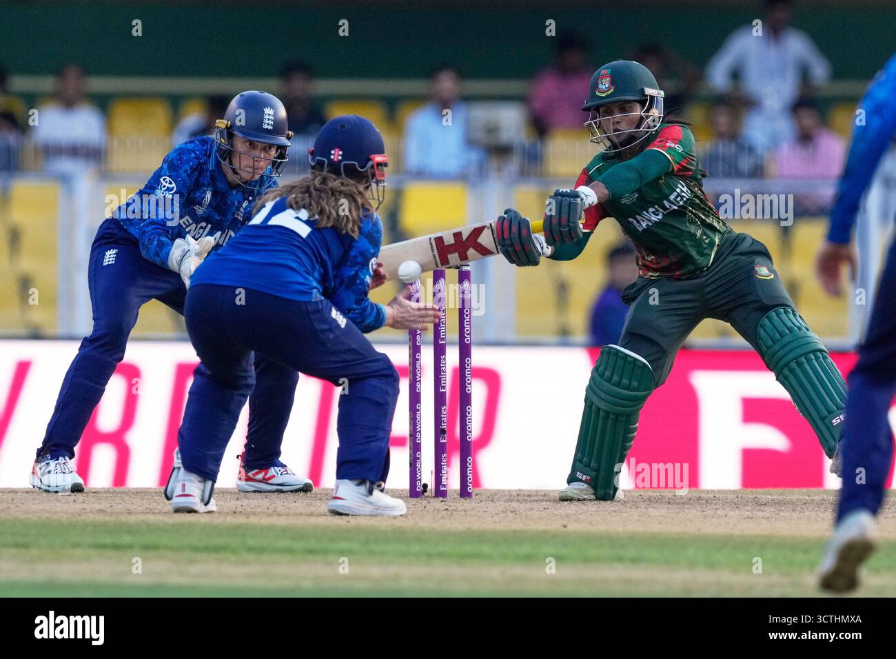 Bangladesh's Sharmin Akhter plays a shot during the ICC Women's Cricket ...