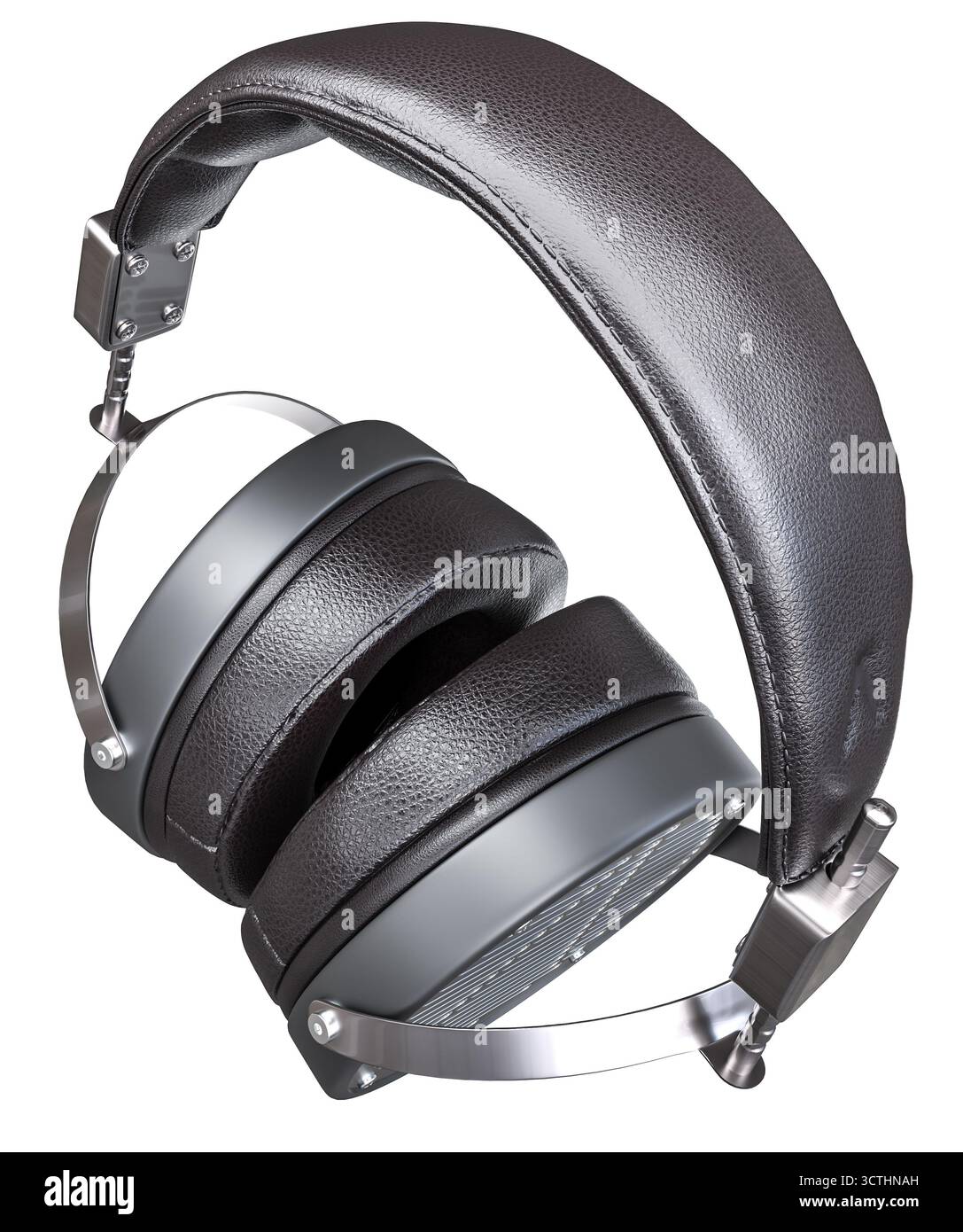 Modern headphones 3d transparent background Stock Photo - Alamy