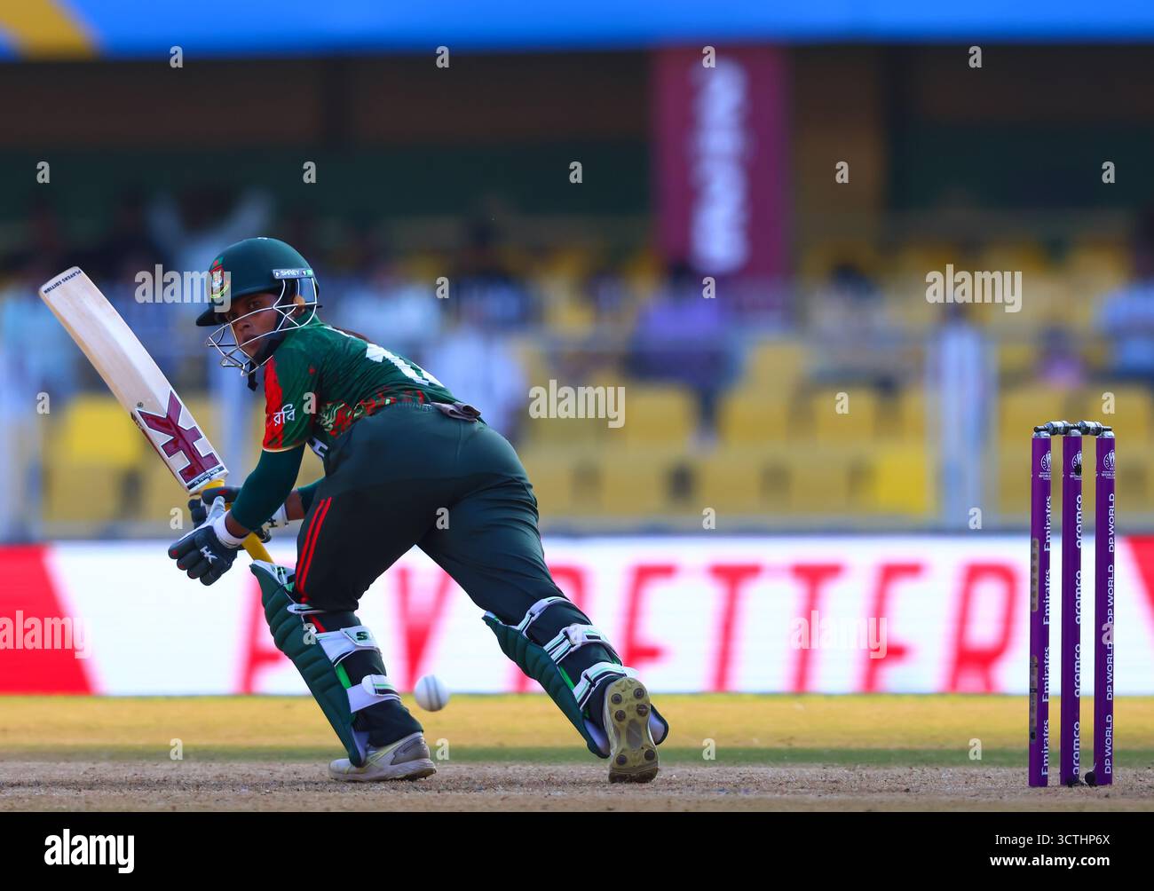 Shorna Akter of Bangladesh during the ICC Women's World Cup match ...