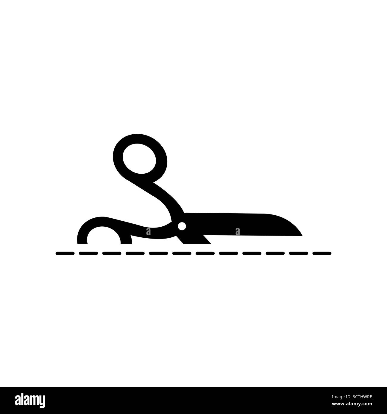 Scissors for website icon Black and White Stock Photos & Images - Alamy