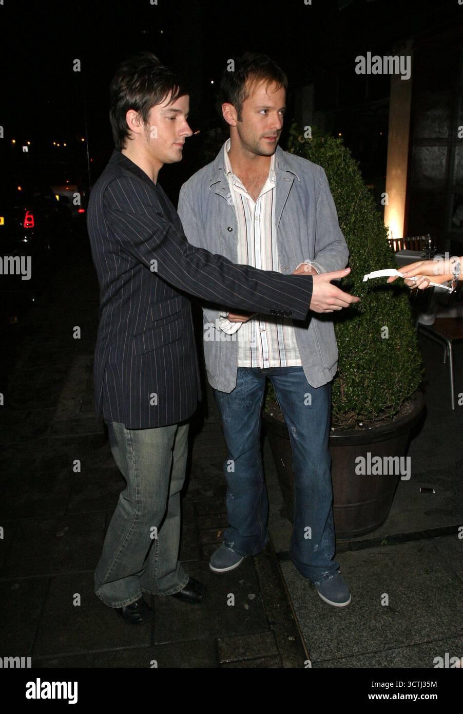 Alistair and James (Fame Academy) at the Teenage Cancer Trust - Cream ...