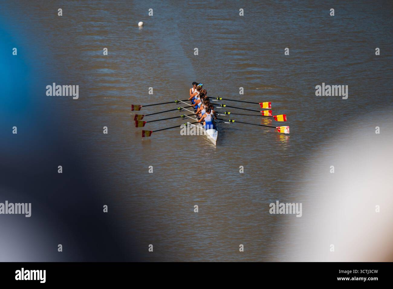 Helios CN women's team during an international regatta between the ...