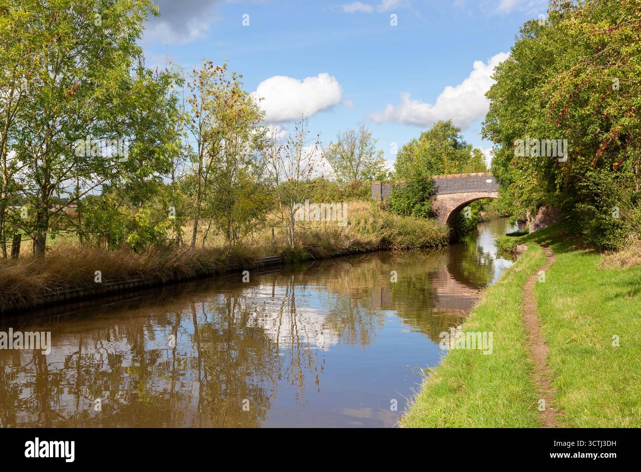 Bridge over the Llangollen Canal near Swanley, Burland, near Nantwich ...