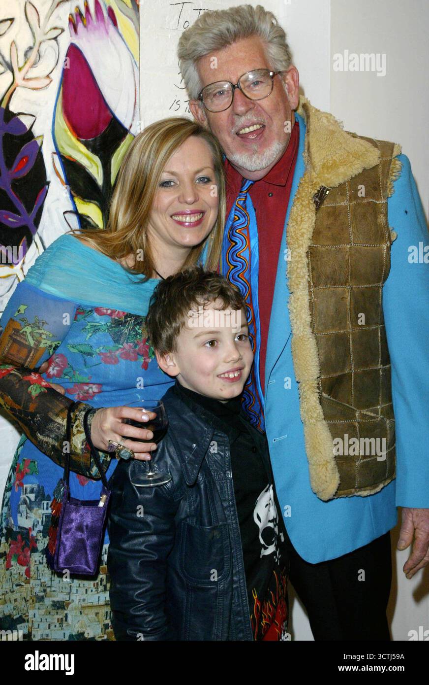 Bindi Harris with her father Rolf and her son Marlon at the Lang ...