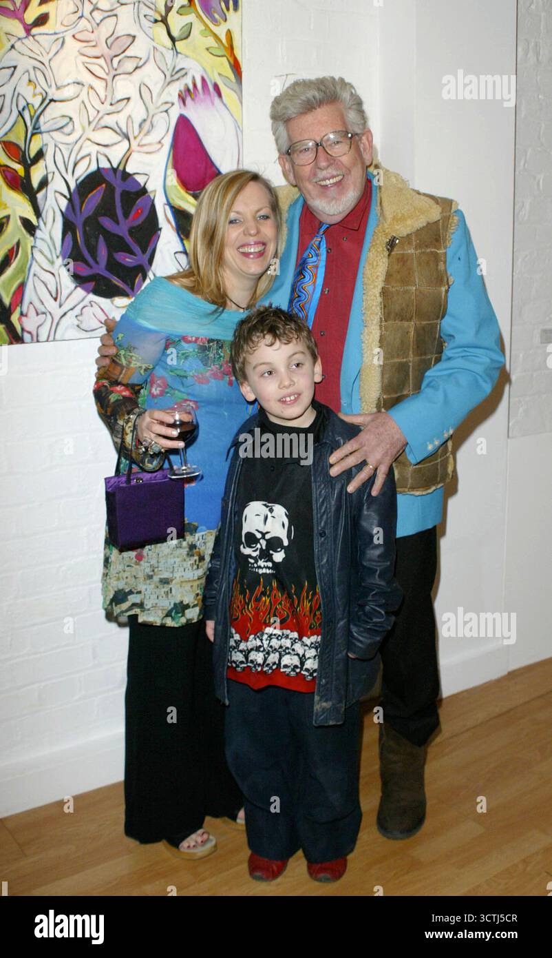 Bindi Harris with her father Rolf and her son Marlon at the Lang ...