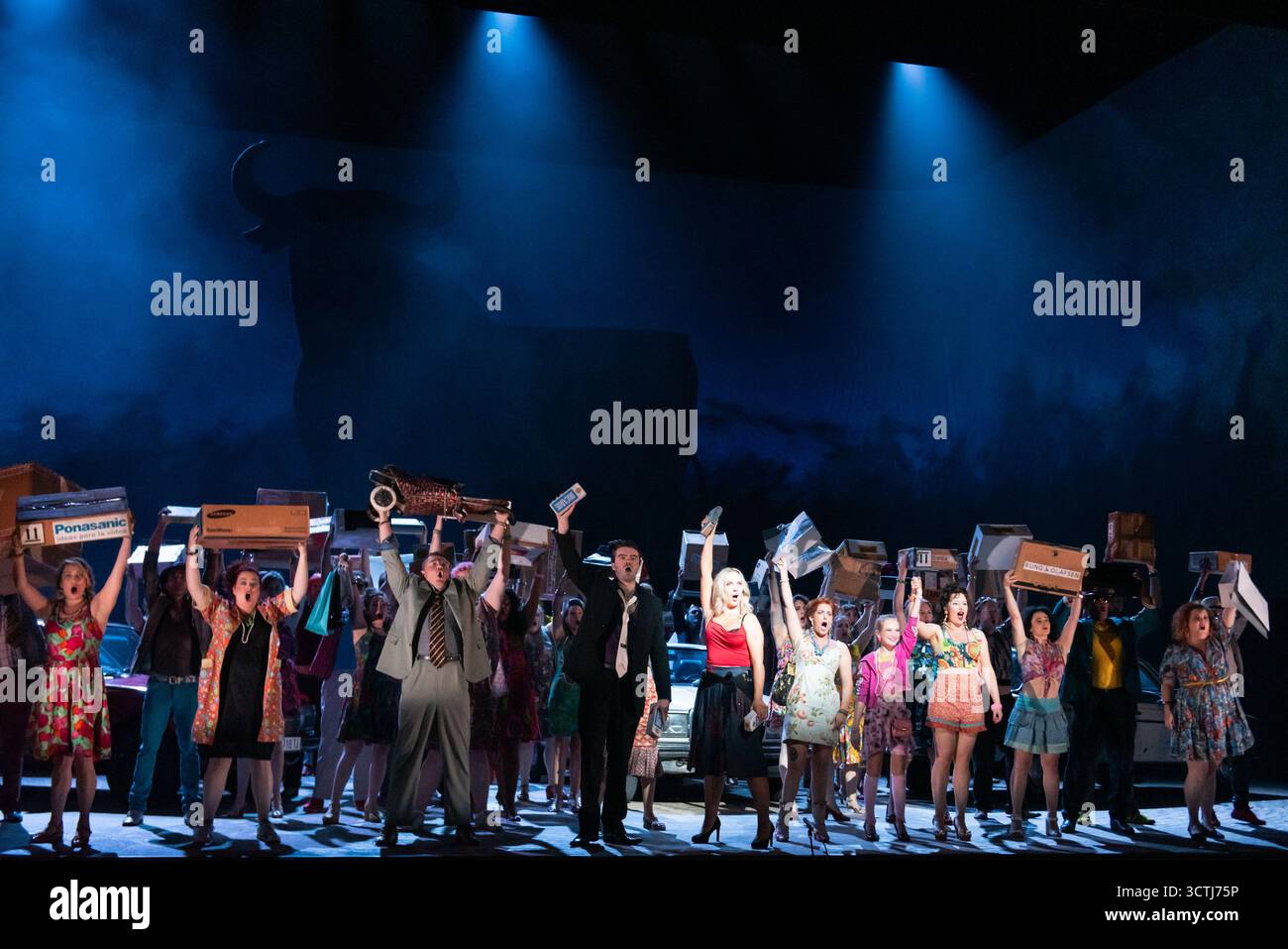 London, 6th October 2025, Niamh O'Sullivan as Carmen and company in the ...