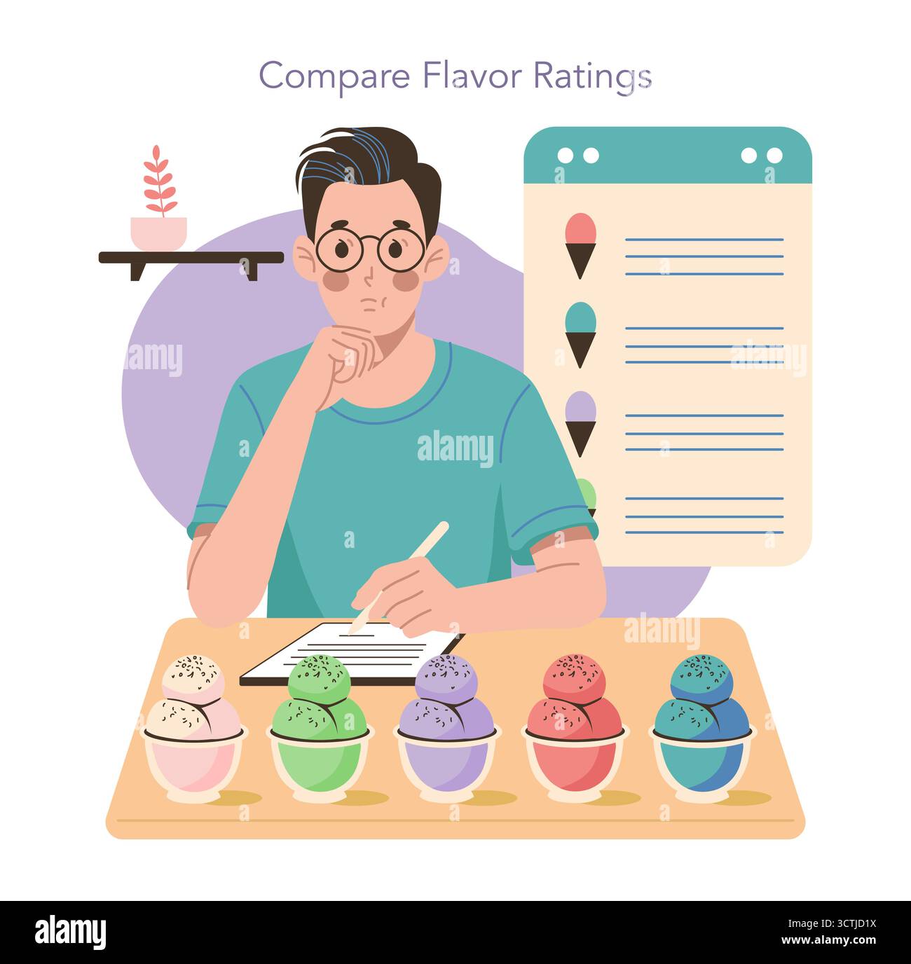 Flavors tasting Cut Out Stock Images & Pictures - Alamy