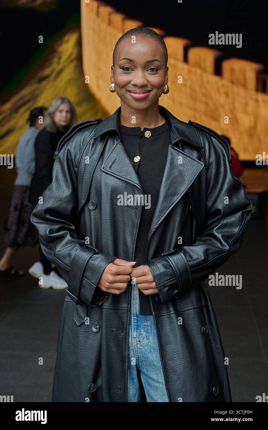 Olivia Ema (Digital artist) pictured at ‘Black to the Future’ an AI ...