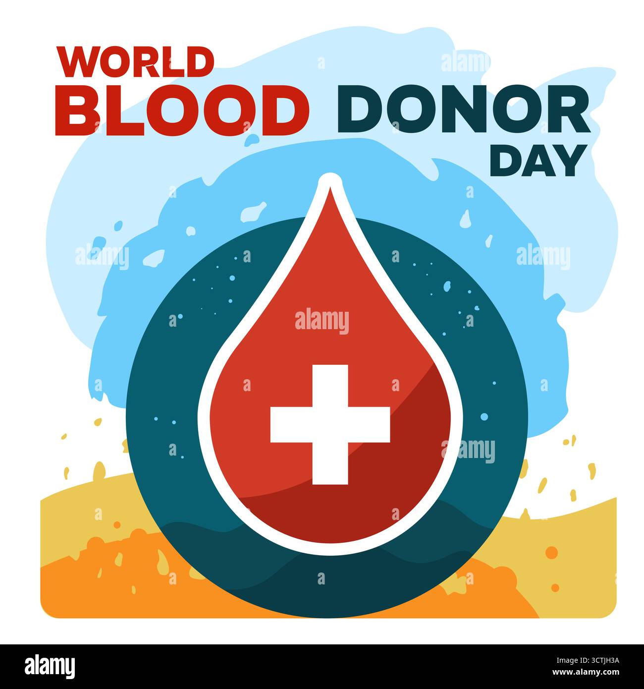 Blood donor day awareness Stock Vector Images - Alamy
