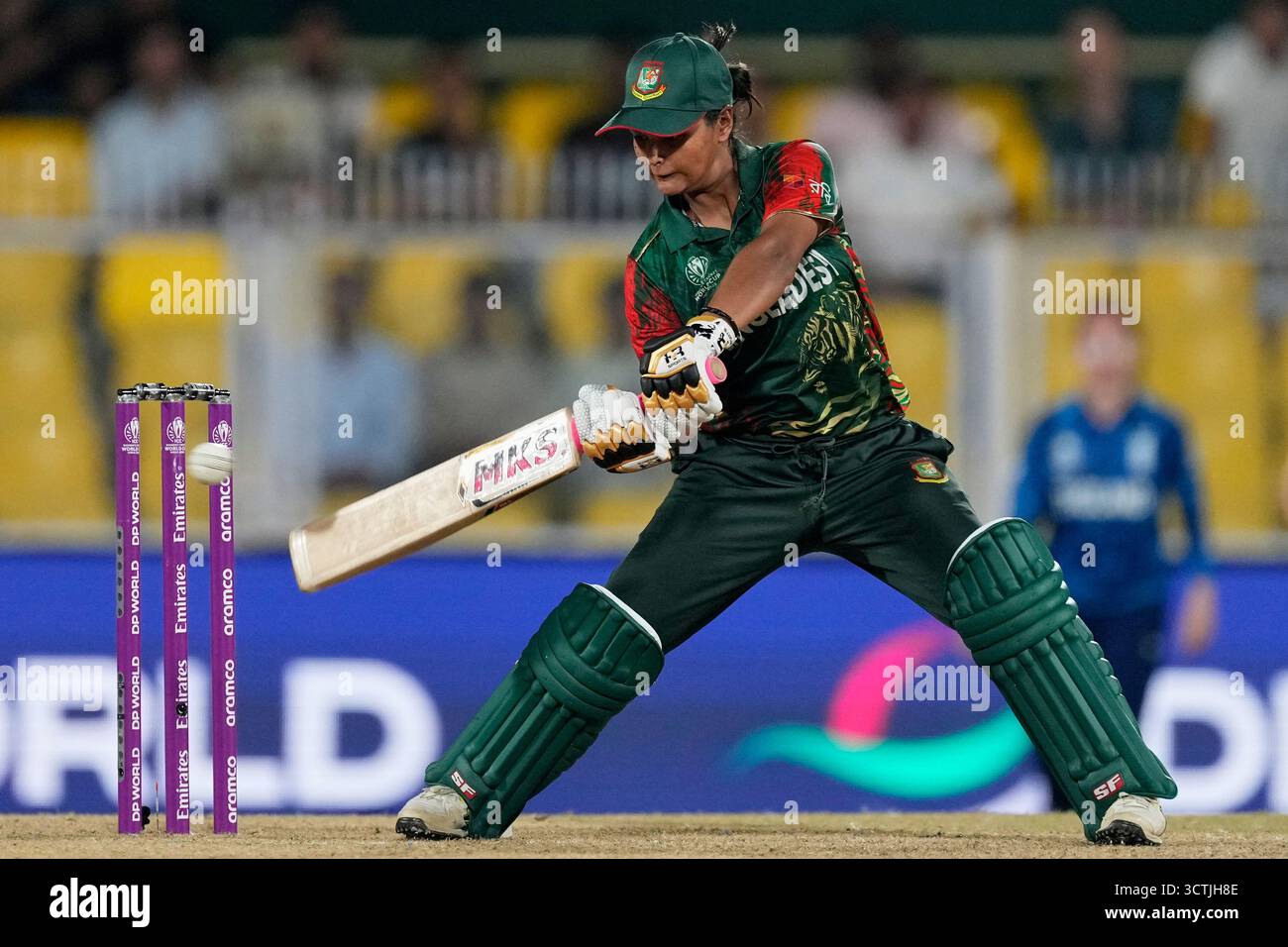 Bangladesh's Sobhana Mostary plays a shot during the ICC Women's ...