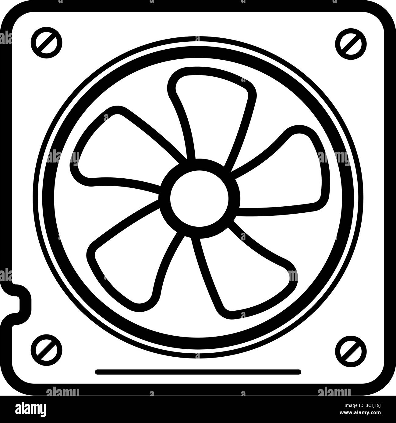 Pc case fan icon hi-res stock photography and images - Alamy