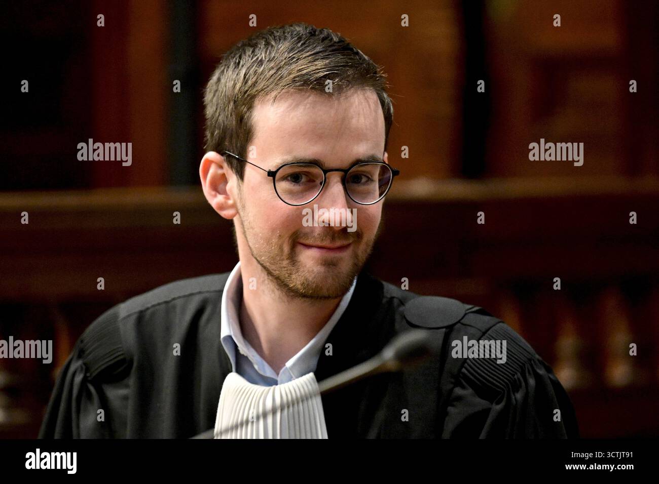 Lawyer Brecht Horsten pictured during the composition of the jury for ...