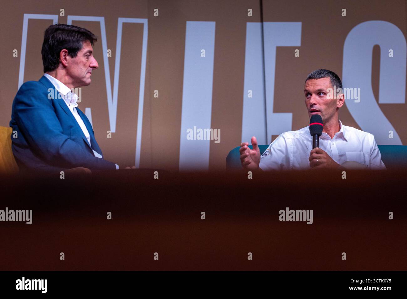 Alexandre Boyon and Alexis Hanquinquant during Tomorrow the sport ...