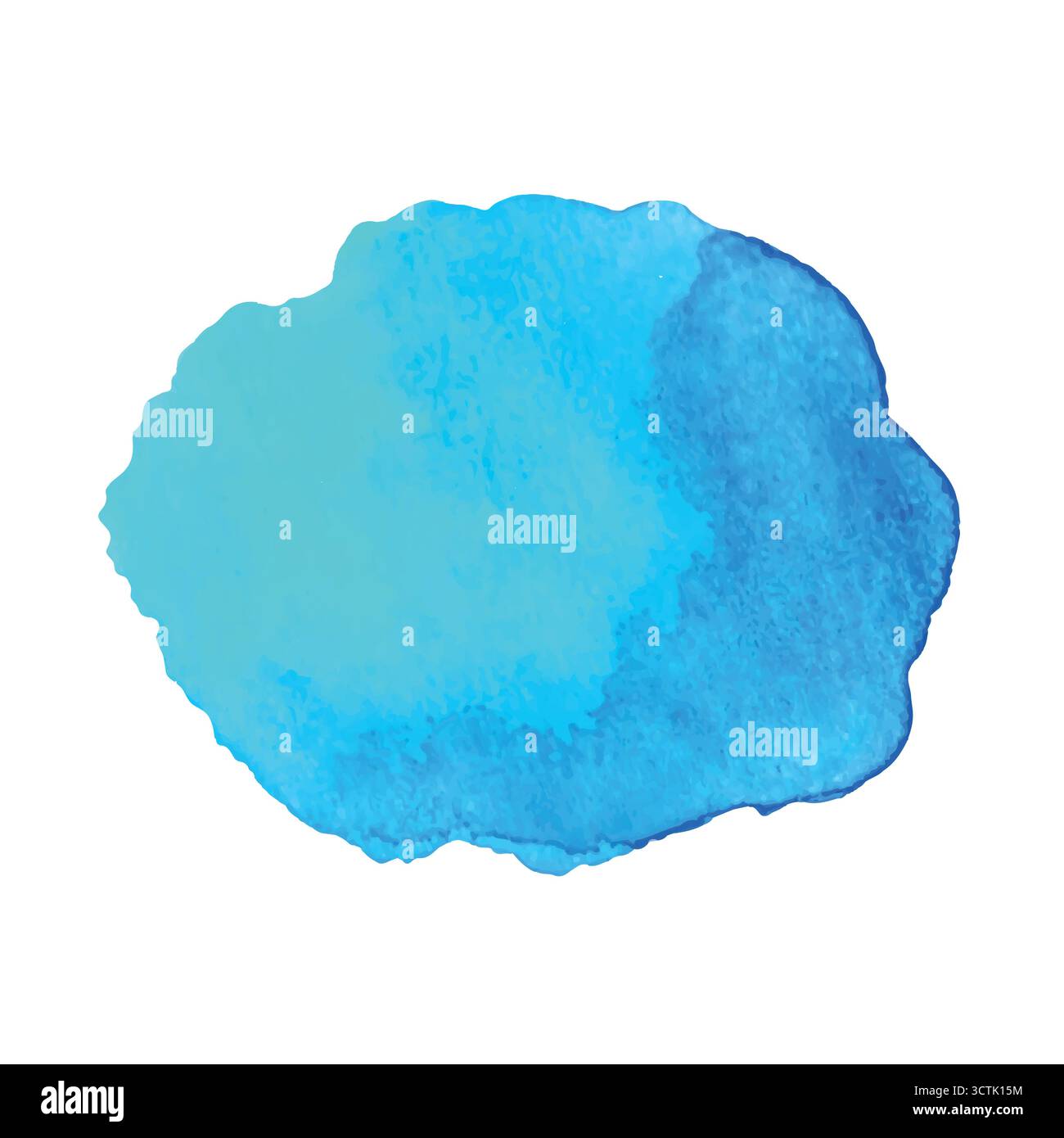 Abstract watercolor blue hand drawn texture, isolated on white ...