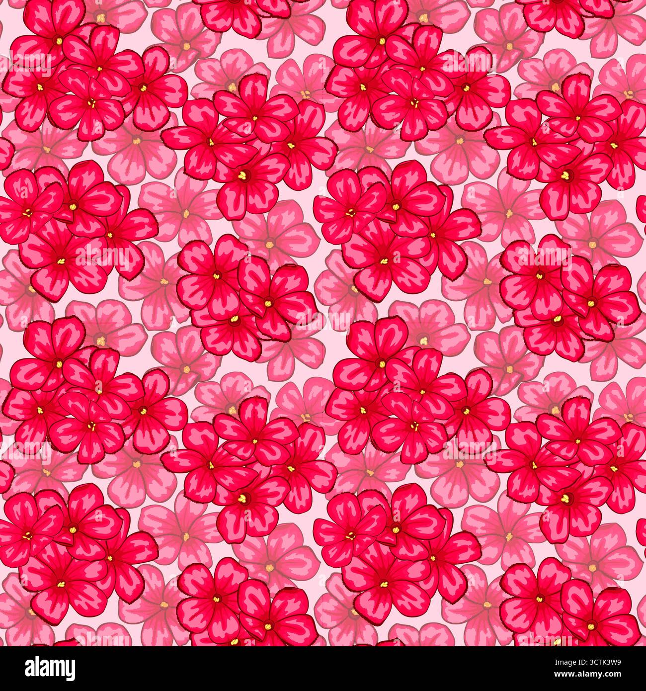 Detailed closeup beautiful flower Stock Vector Images - Alamy