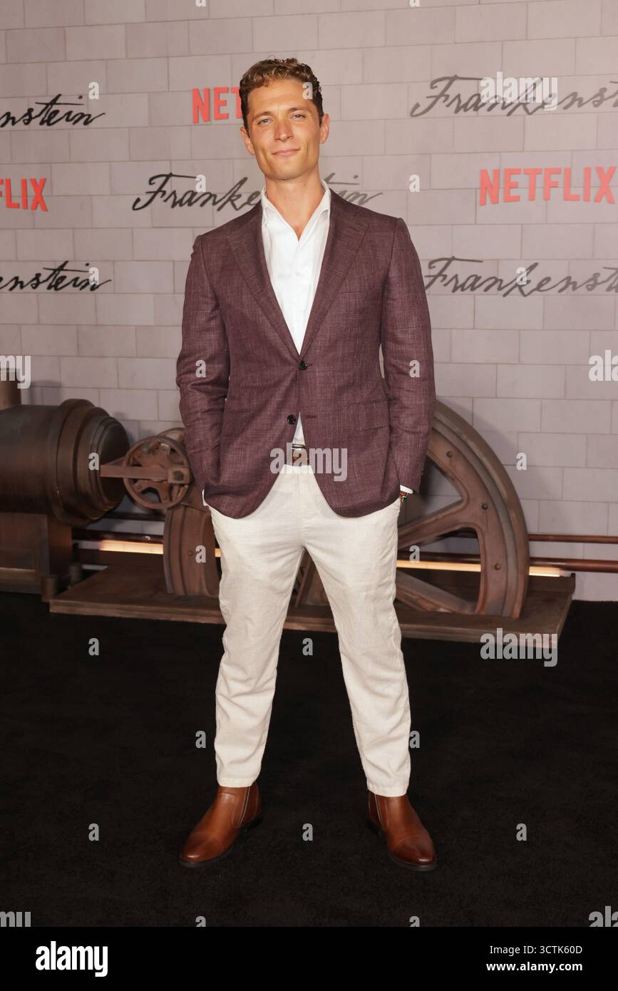 Elijah Allen-Blitz attends 'Frankenstein' Film Premiere at the Academy ...