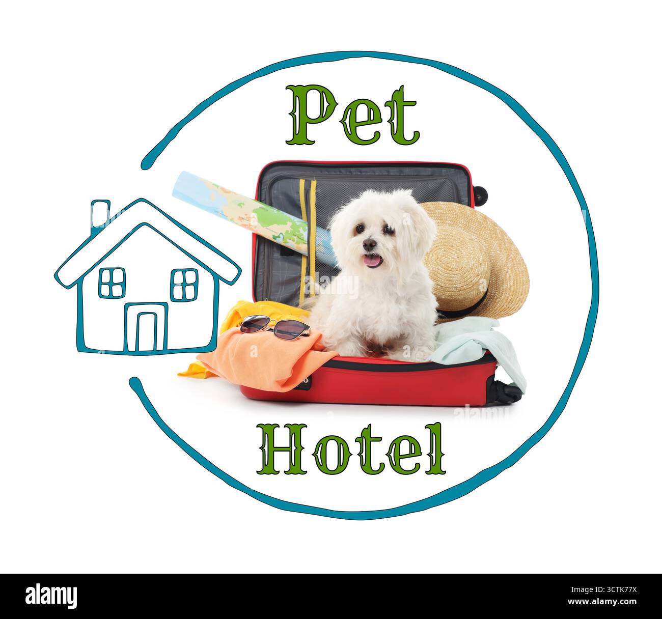 Tourist rest house in Cut Out Stock Images & Pictures - Alamy