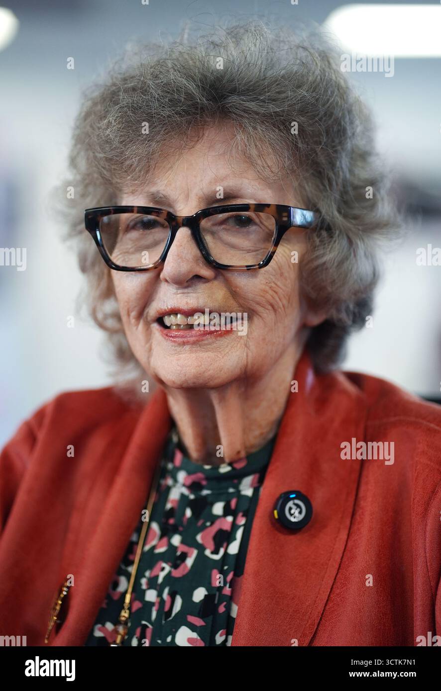 Alone Volunteer Mary Ena Pyle at the offices of Alone in Dublin ...