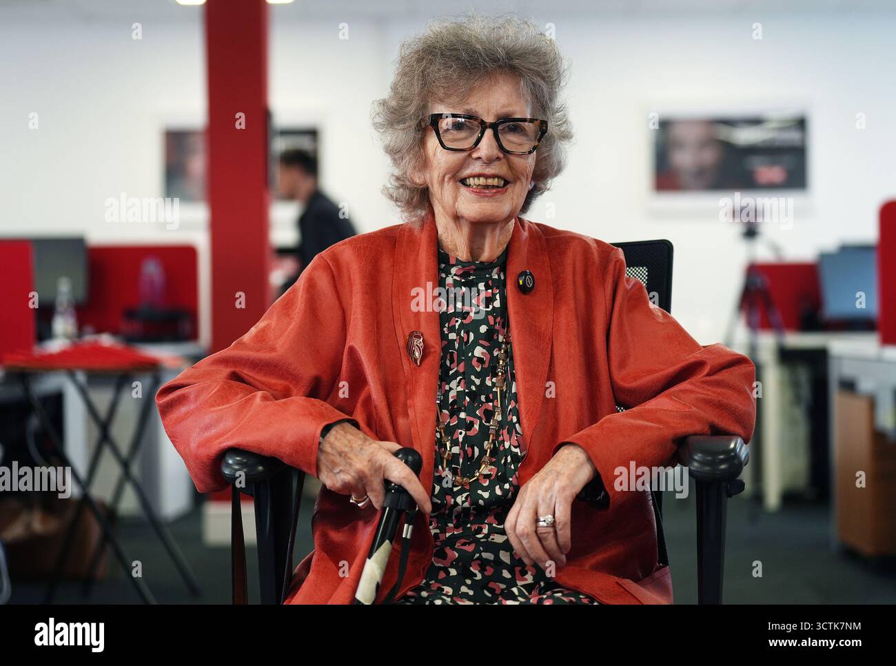 Alone Volunteer Mary Ena Pyle at the offices of Alone in Dublin ...