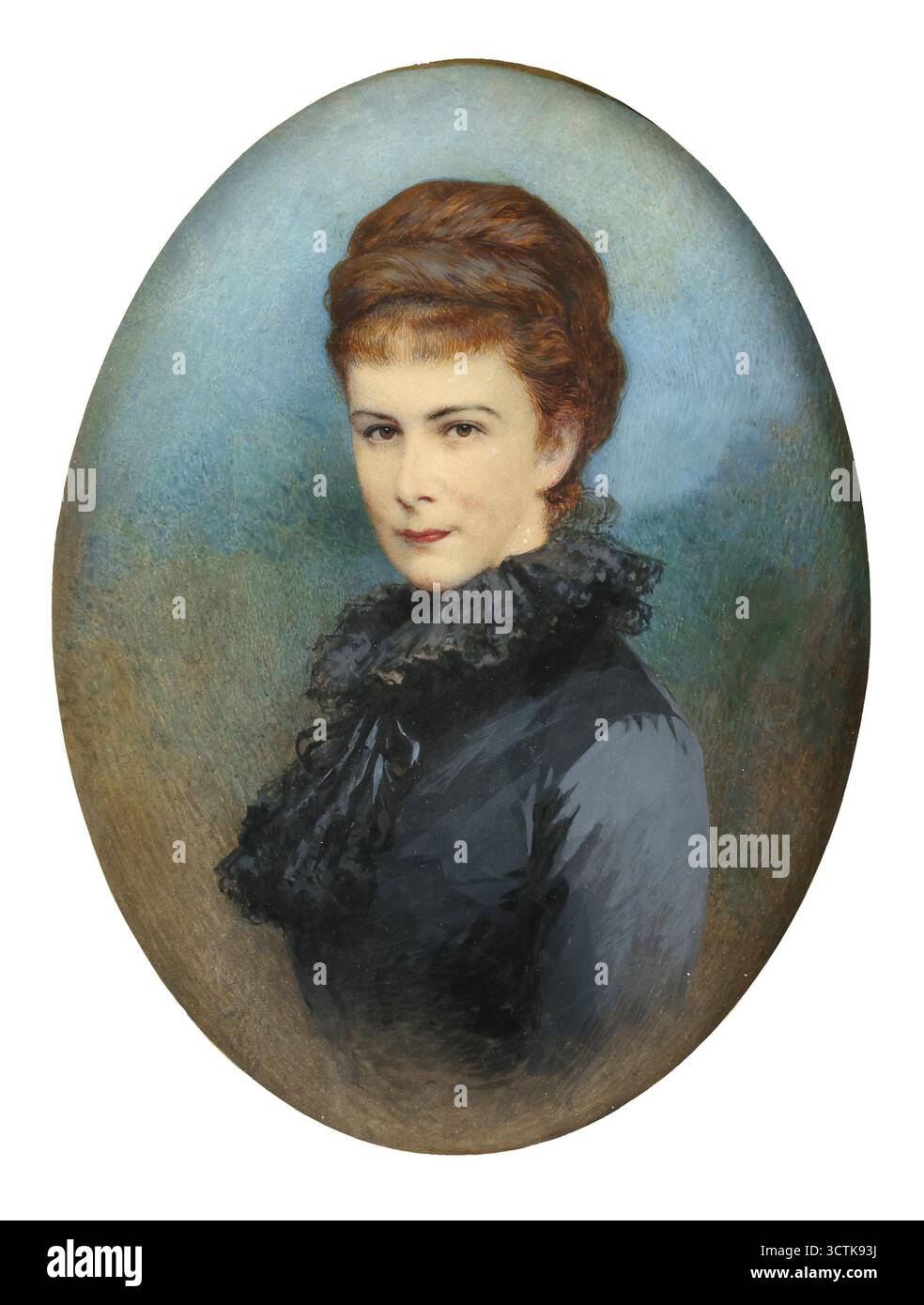 Portrait of Elisabeth of Bavaria, c1900. Private Collection Stock Photo ...