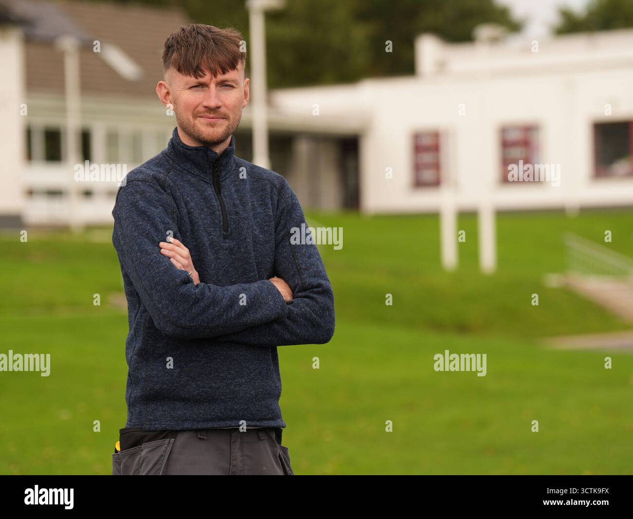 David Hearne, a school caretaker from Co Waterford, following the 2026 ...