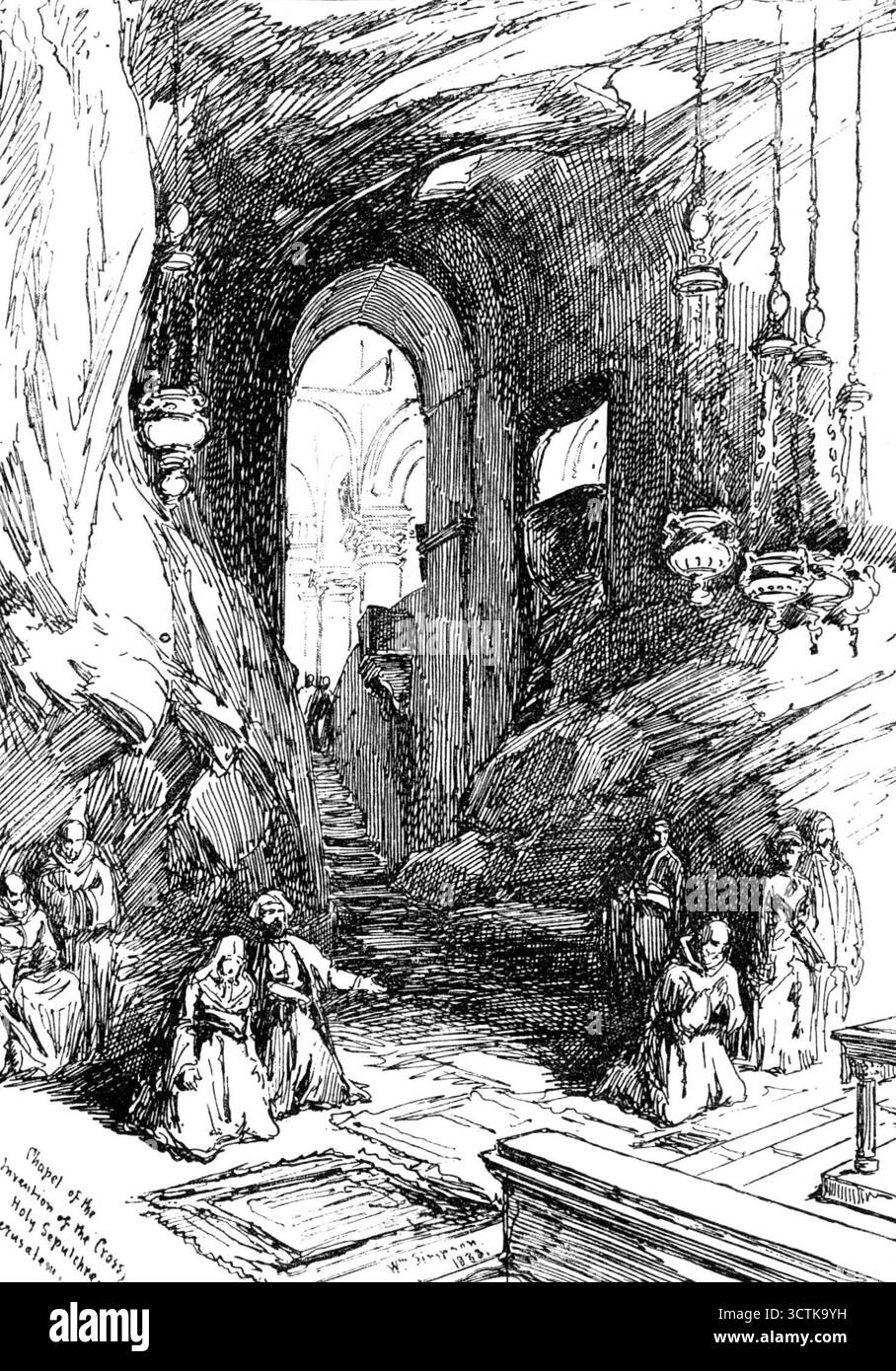 Chapel of the Invention of the Cross, Holy Sepulchre, Jerusalem, by W ...