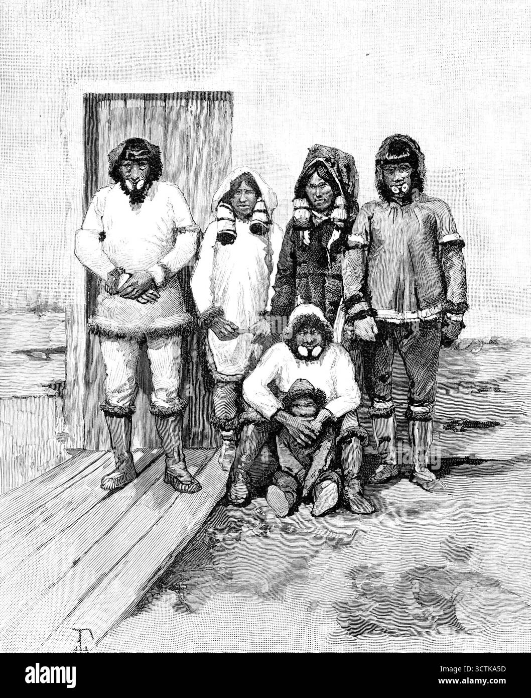 Lord Lonsdale's Travels in North America: Esquimaux at Peel's River ...