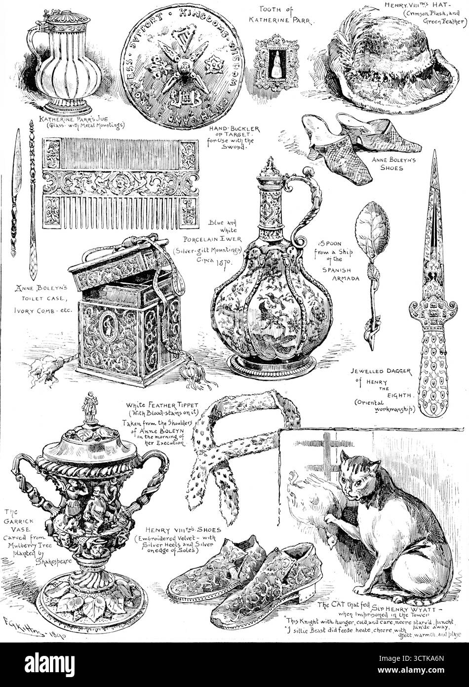 The Tudor Exhibition: relics of the sixteenth century, 1890. 'Katherine ...
