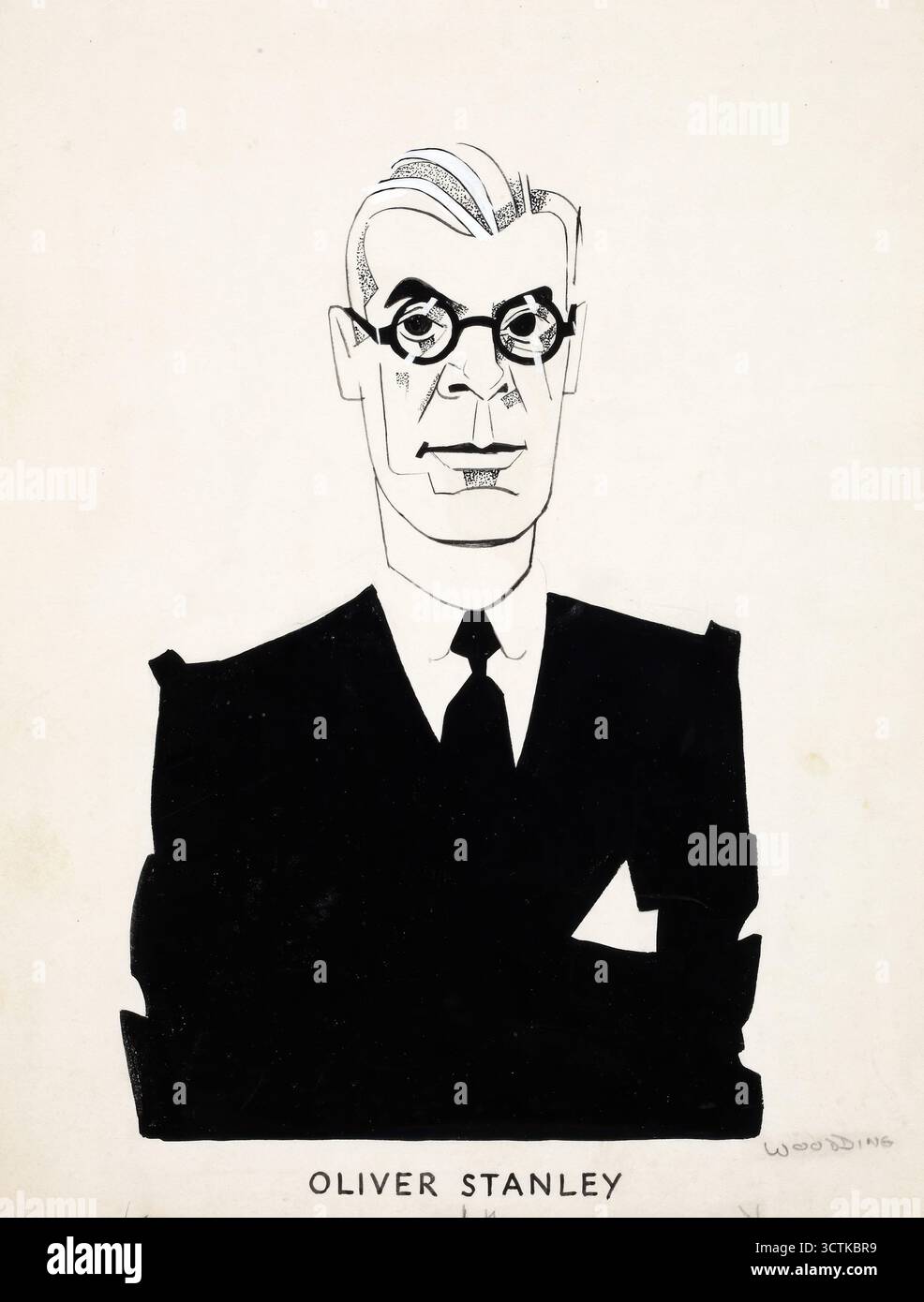 Oliver Stanley, between 1939 and 1946 Stock Photo - Alamy