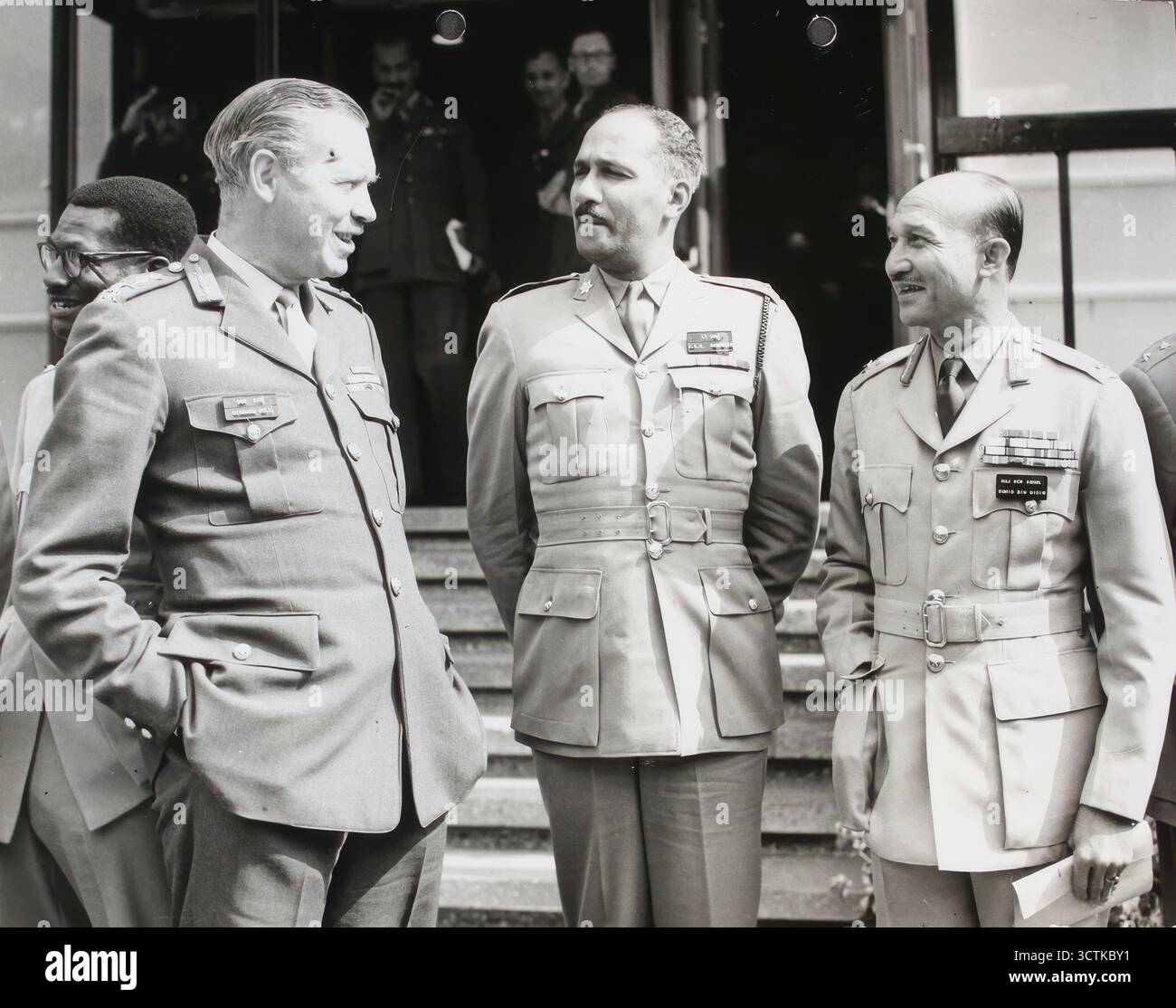 General Sir Richard Hull, Chief of the General Staff (left) talking ...