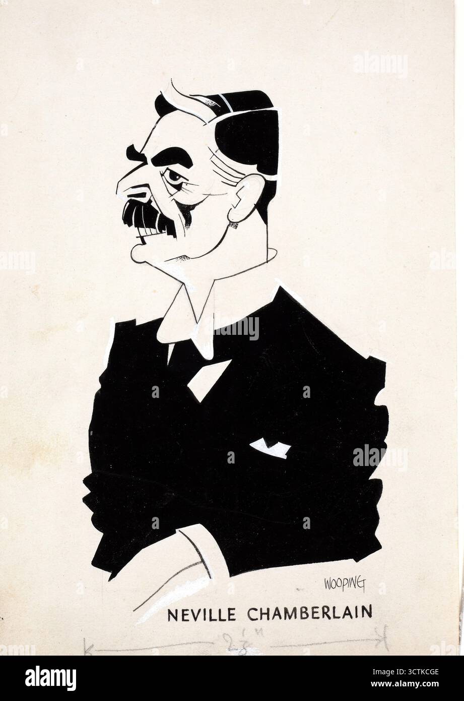 Neville chamberlain paper hi-res stock photography and images - Alamy