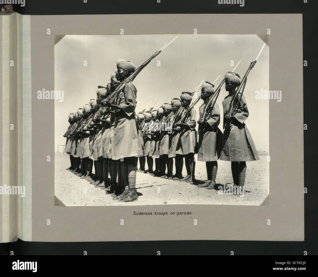 Sudanese troops on parade, 1964 Stock Photo - Alamy