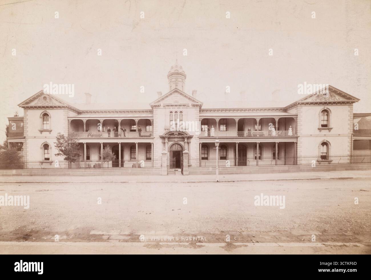 Saint Vincent's Hospital, Sydney: exterior, [between 1880 and 1889 ...