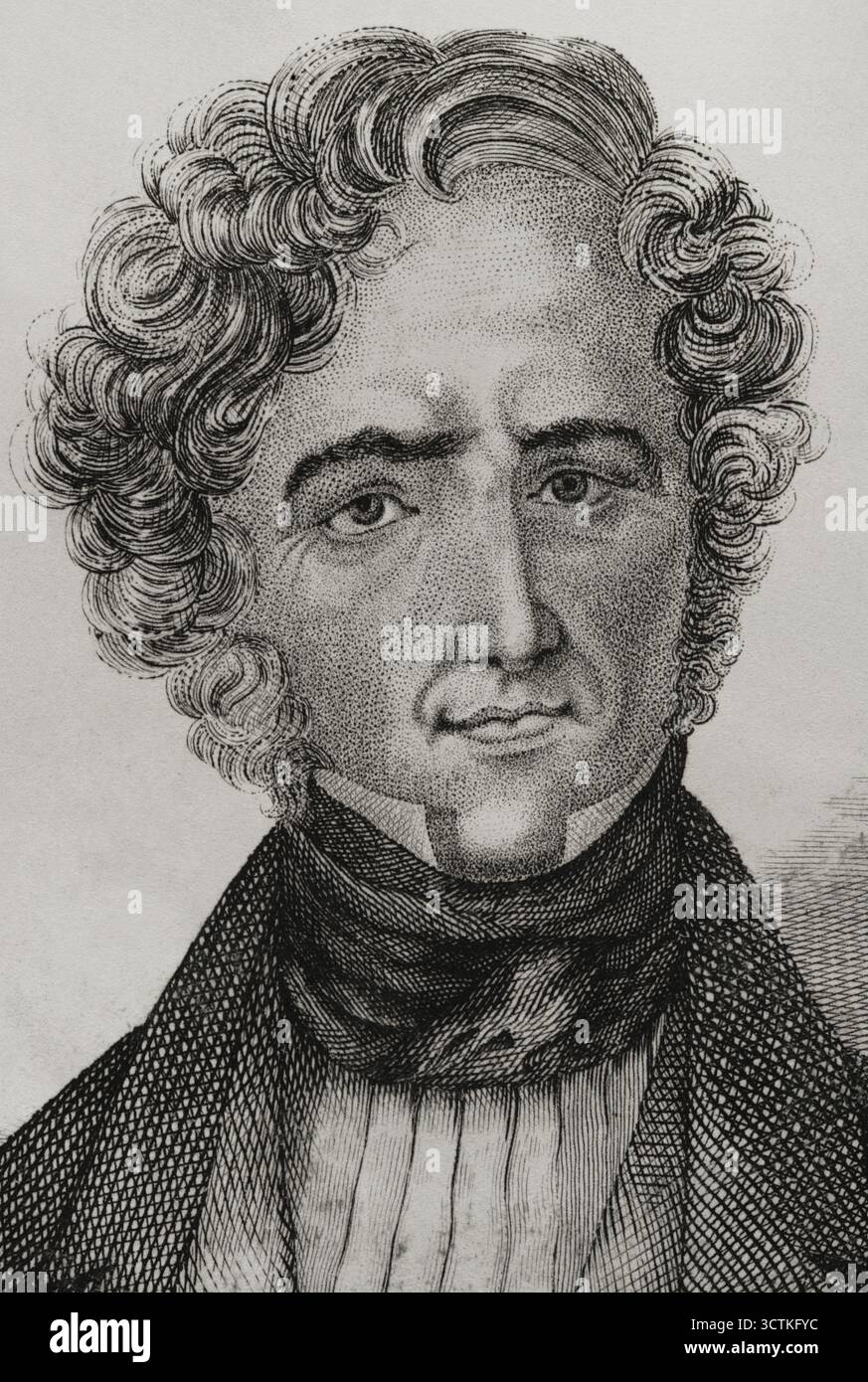 Portrait of Juan Alvarez de Mendizábal (1790-1853), Spanish politician ...