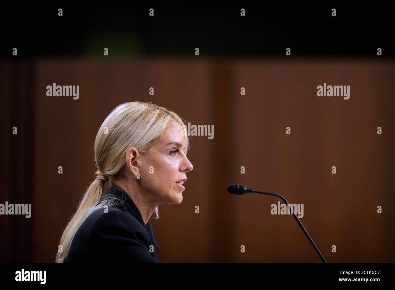 Attorney General Pam Bondi appears before a Senate Judiciary Committee ...