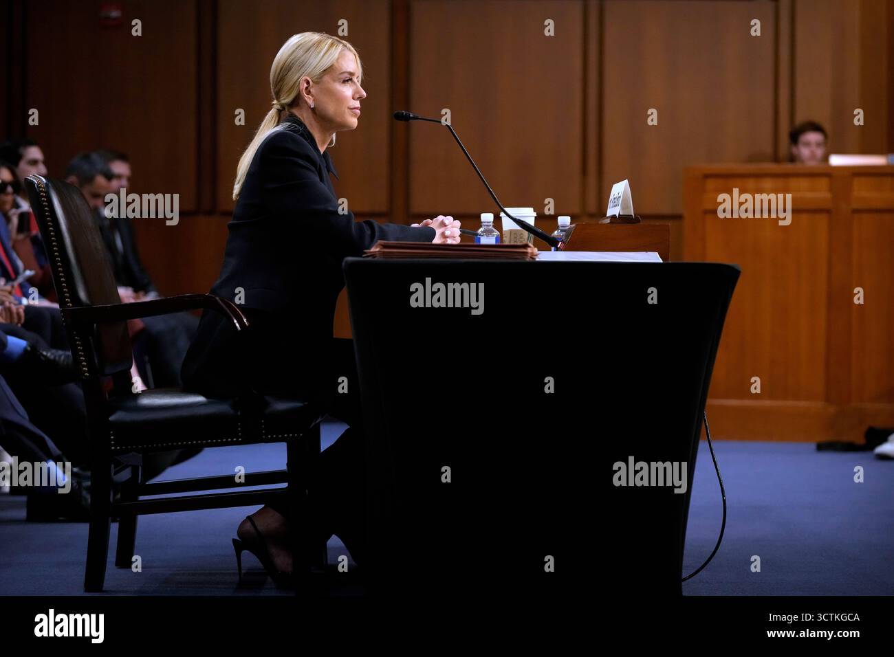 Attorney General Pam Bondi appears before a Senate Judiciary Committee ...