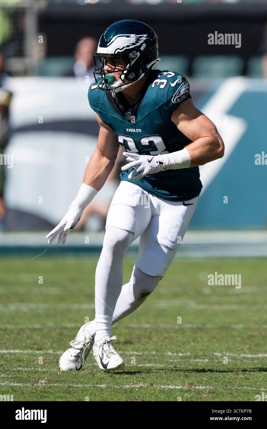 Philadelphia Eagles defensive back Cooper DeJean in action during an ...