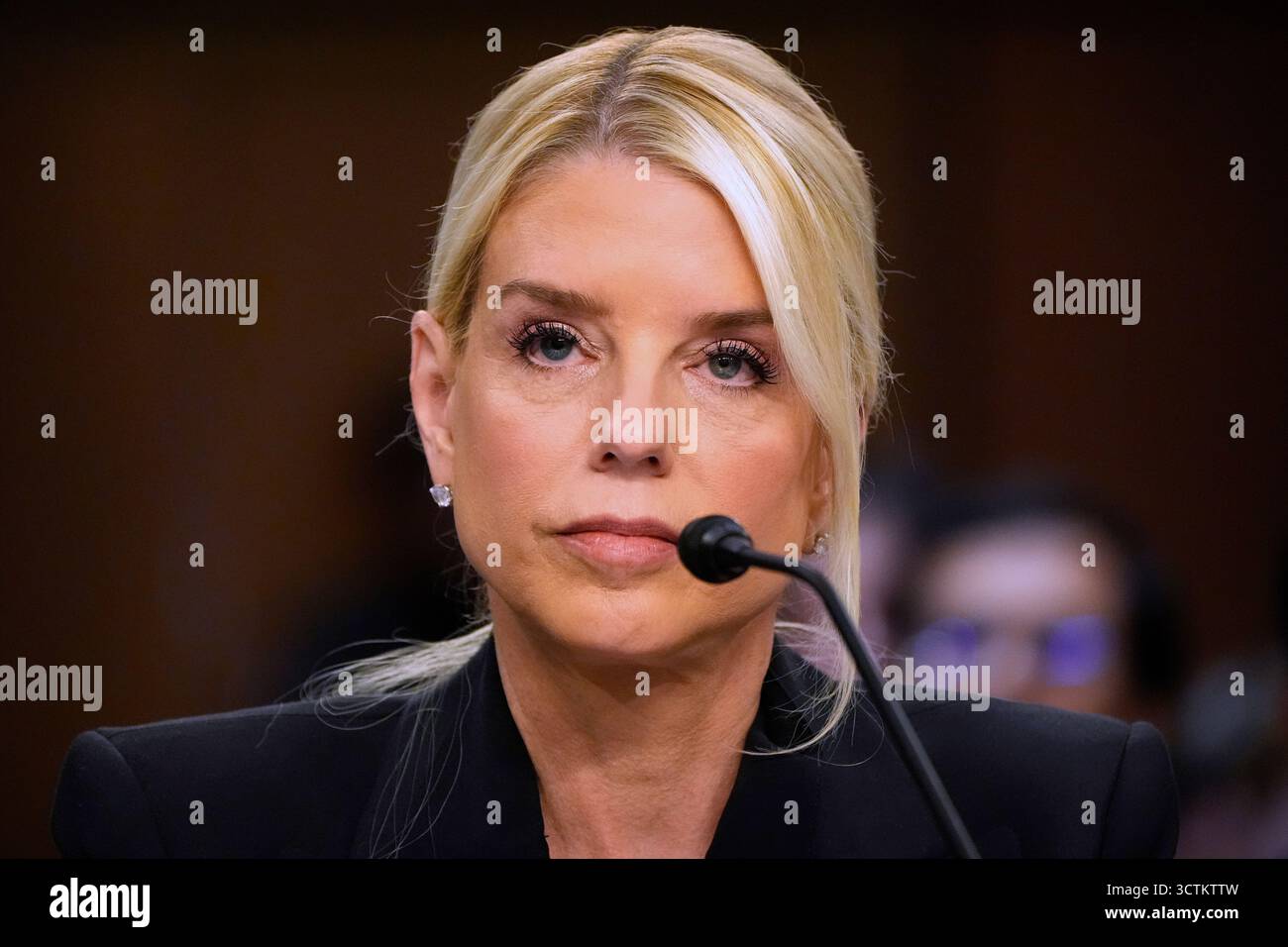 Attorney General Pam Bondi appears before a Senate Judiciary Committee ...