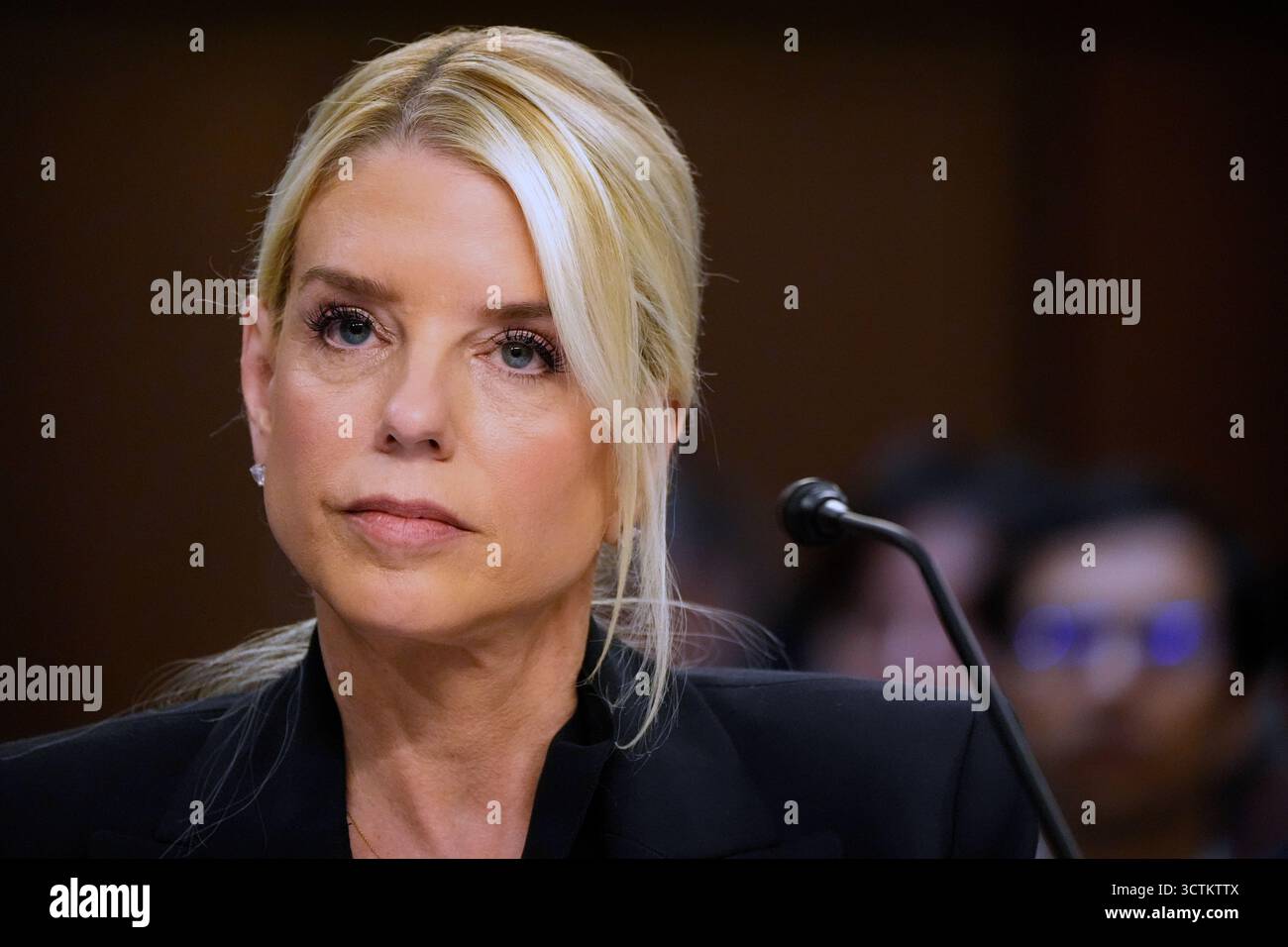 Attorney General Pam Bondi appears before a Senate Judiciary Committee ...