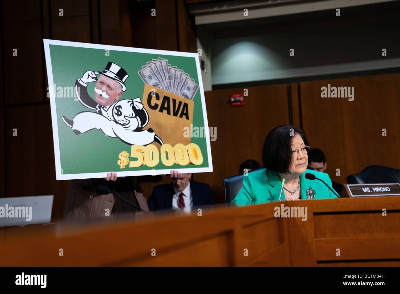 Sen. Mazie Hirono, D-Hawaii, speaks at an oversight hearing before the ...