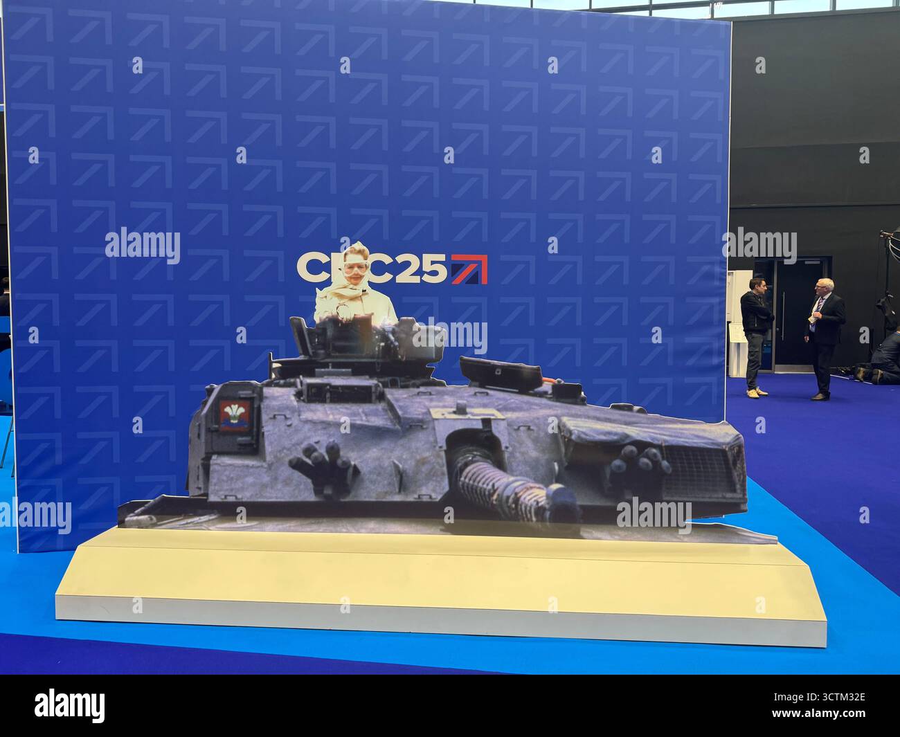 Manchester, UK. 07th Oct, 2025. An almost life-size display at the ...