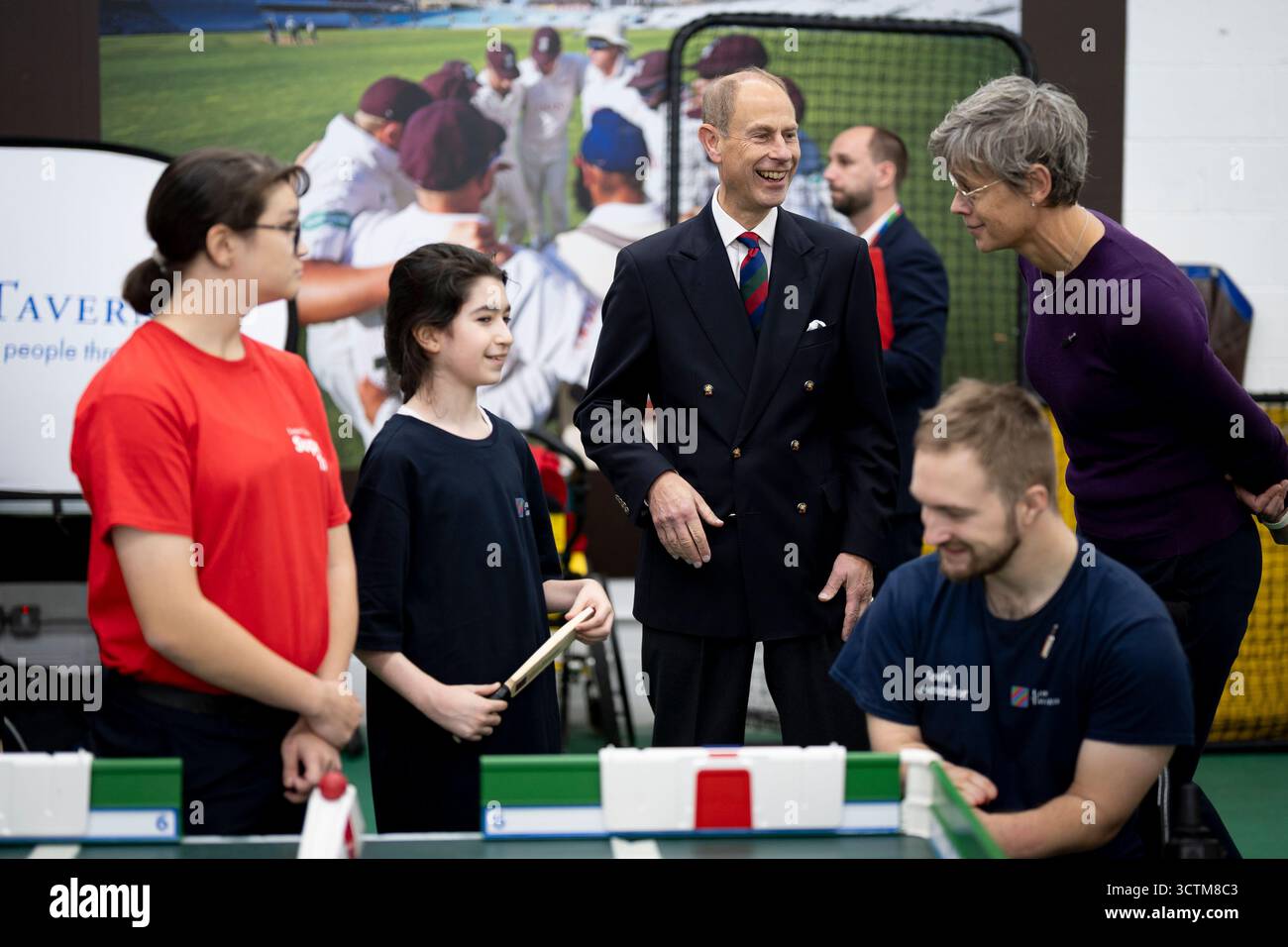 The Duke of Edinburgh talks with Chair of The Lord's Taverners Lucy ...