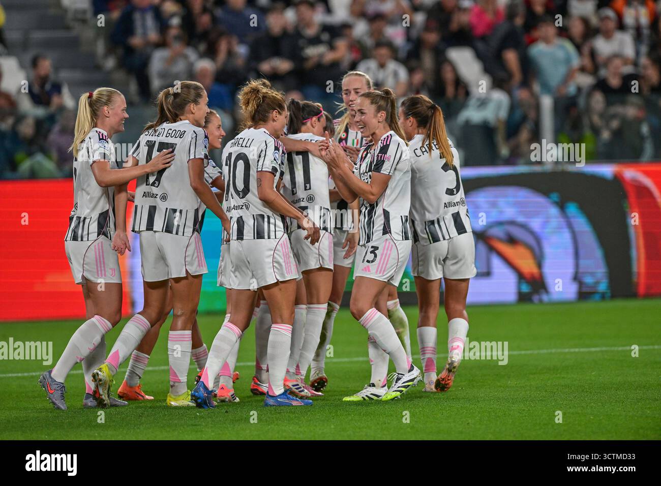 The players of Juventus celebrates the goal during Juventus FC vs SL ...