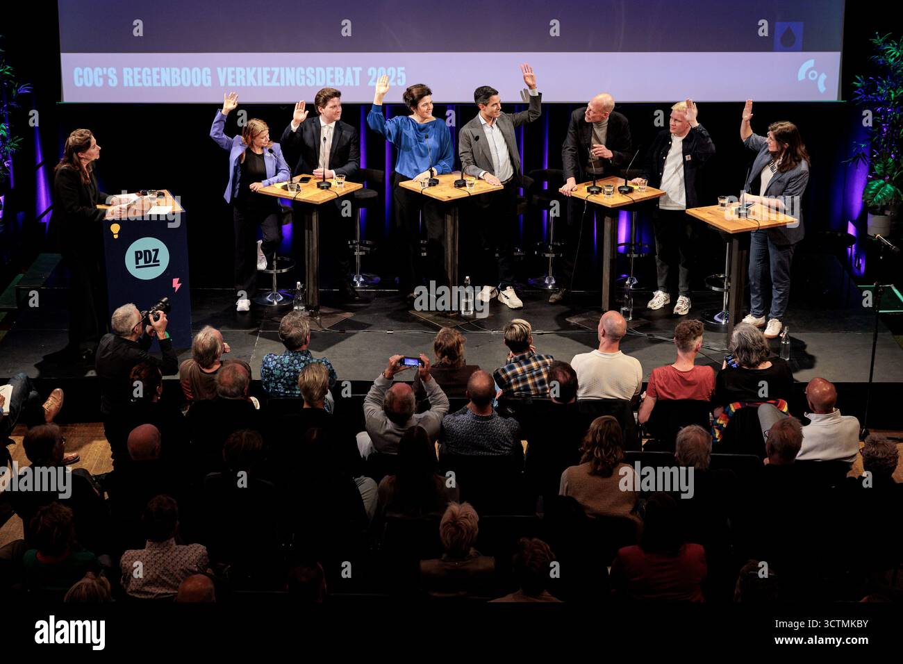 AMSTERDAM - Lisa Westerveld (GLPvdA), Thom van Campen (VVD), Hanneke ...