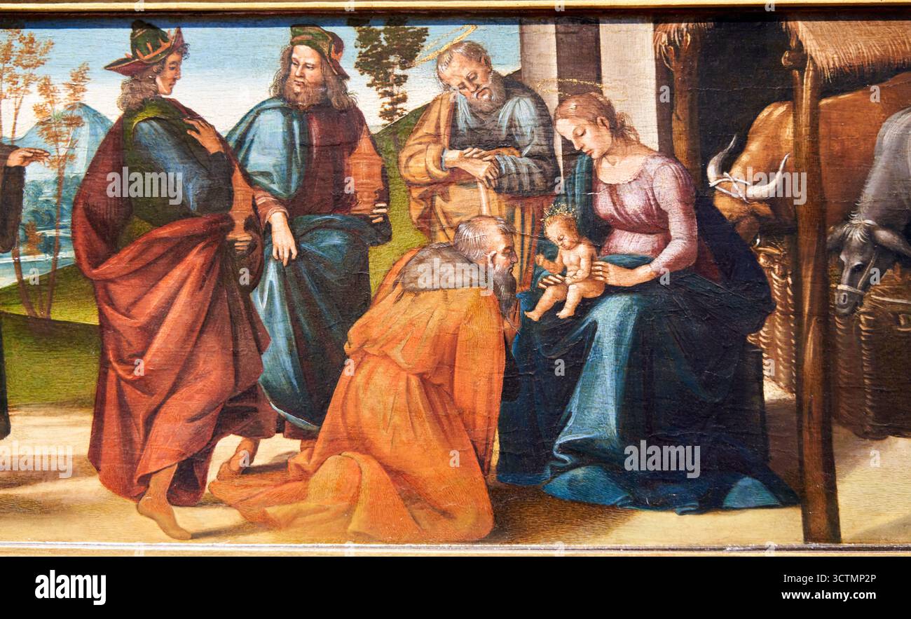 Adoration of the Magi, 1492-1496, Tempera on wood, LUCA SIGNORELLI ...