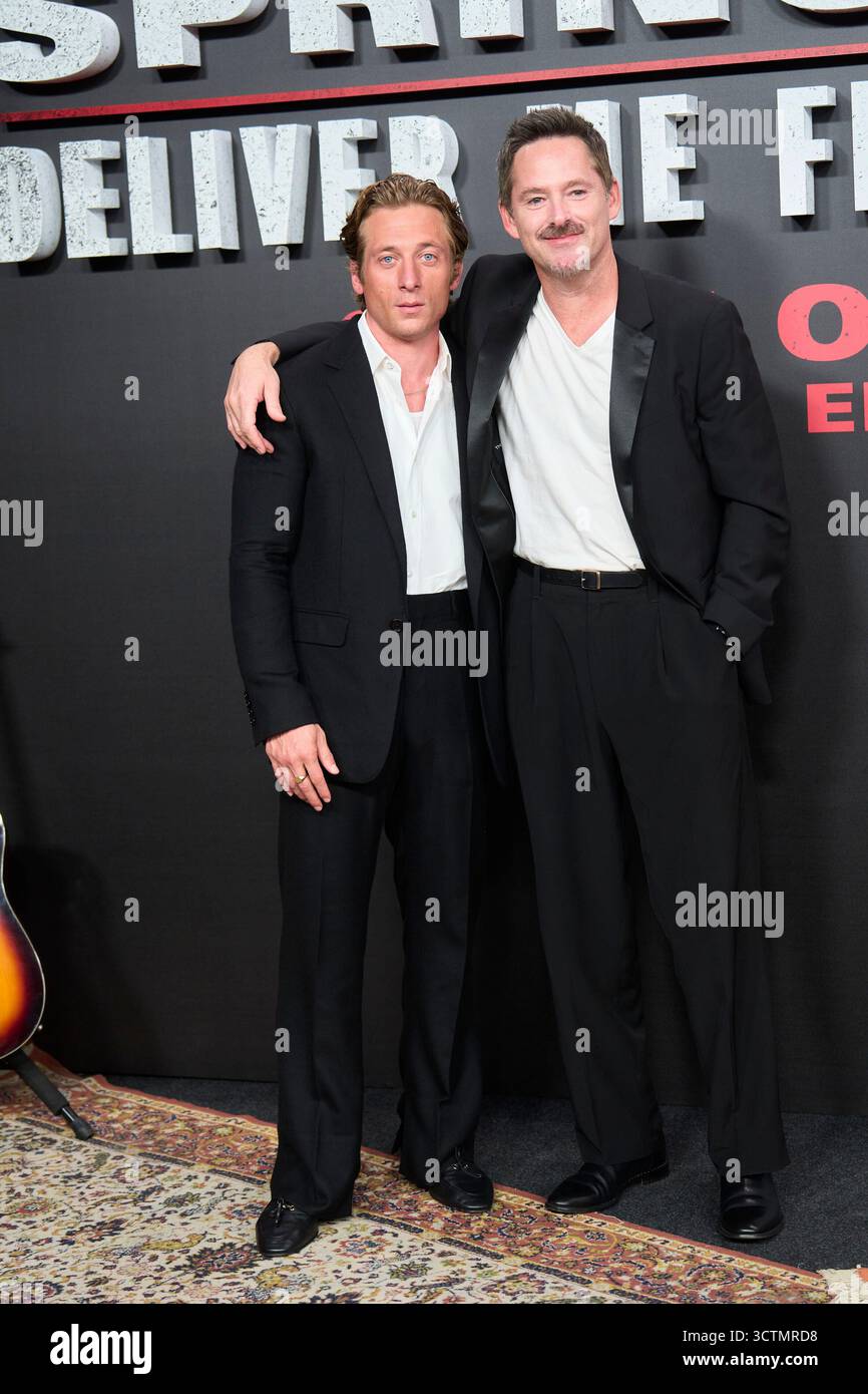 Scott Cooper, Jeremy Allen White attends 'Springsteen: Deliver Me From ...