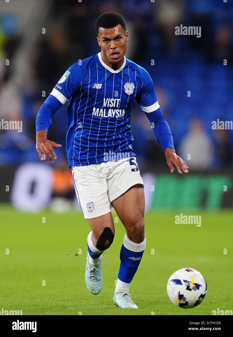 Cardiff City's T-Jay Parfitt during the Vertu Trophy Southern Group A ...