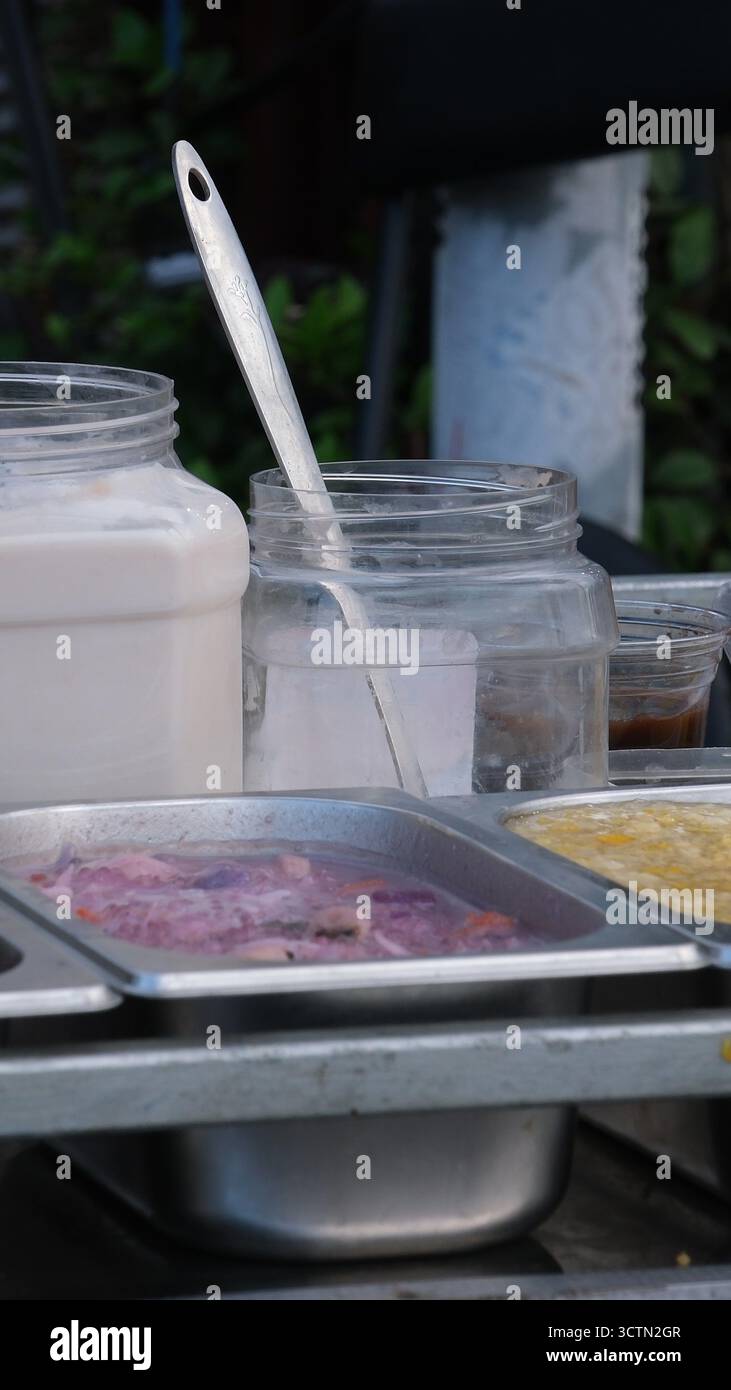 lively and flavorful essence of Ballarò Market. A bustling food stall ...