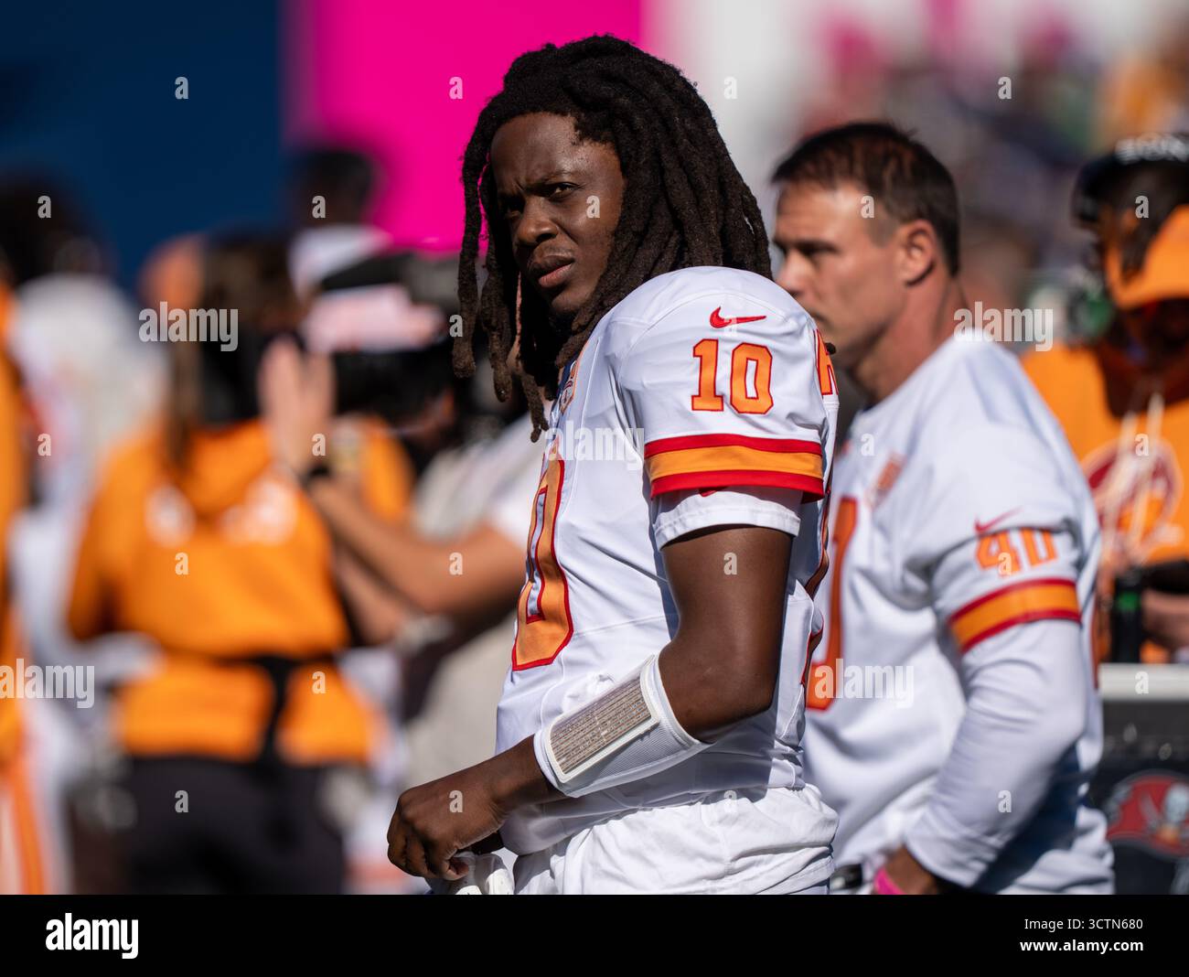 Tampa Bay Buccaneers quarterback Teddy Bridgewater is pictured on the ...