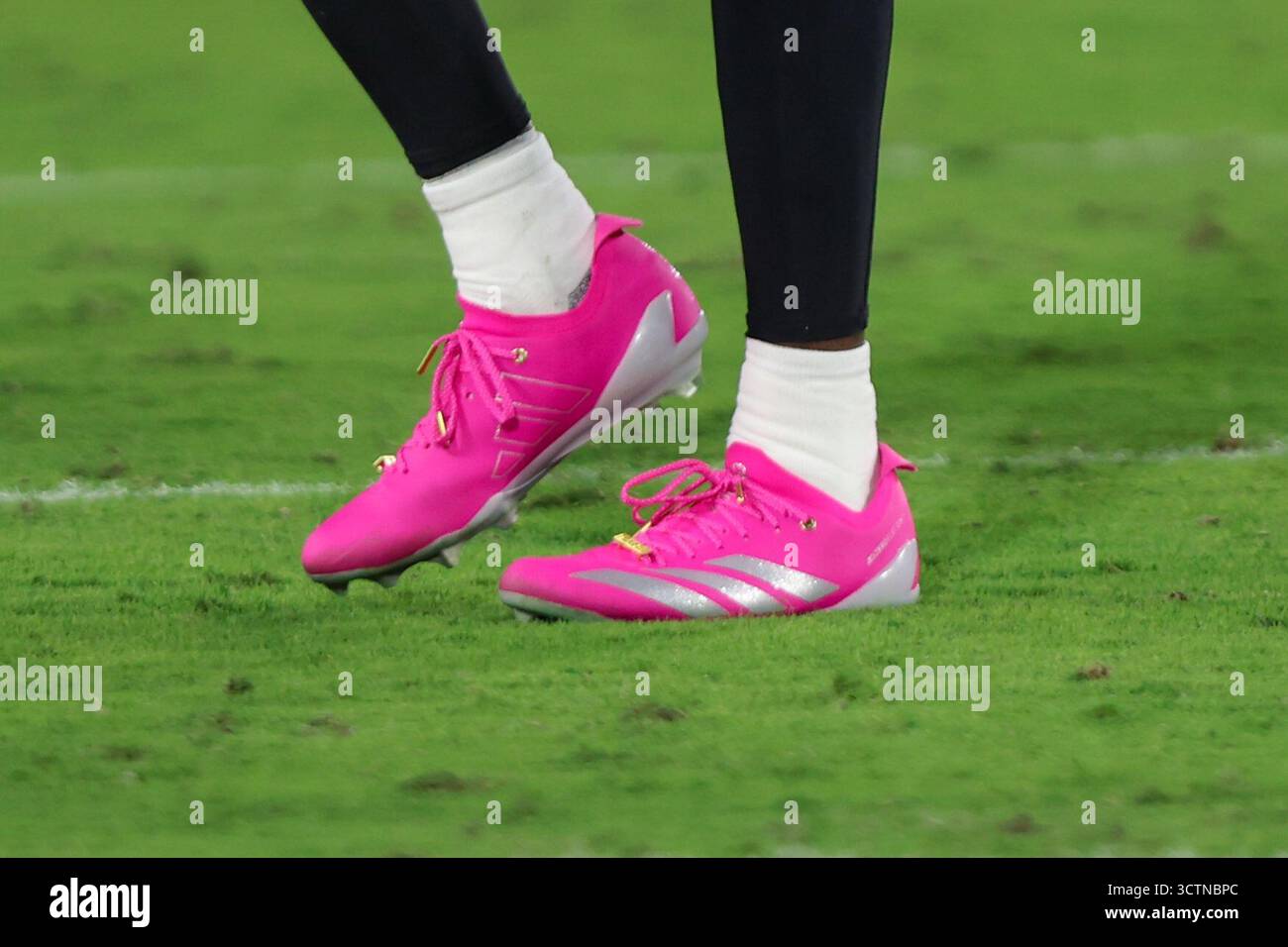 Jacksonville Jaguars wide receiver Travis Hunter (12) wears special ...